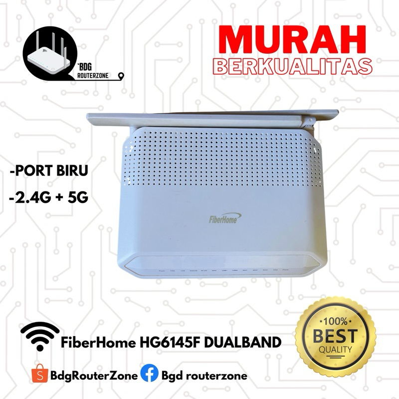 Jual Fiberhome HG6145F DUALBAND unit+adaptor ori 12volt | Shopee Indonesia
