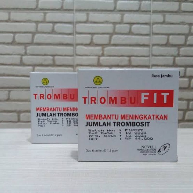 Jual Trombufit (6 sachet/box) | Shopee Indonesia
