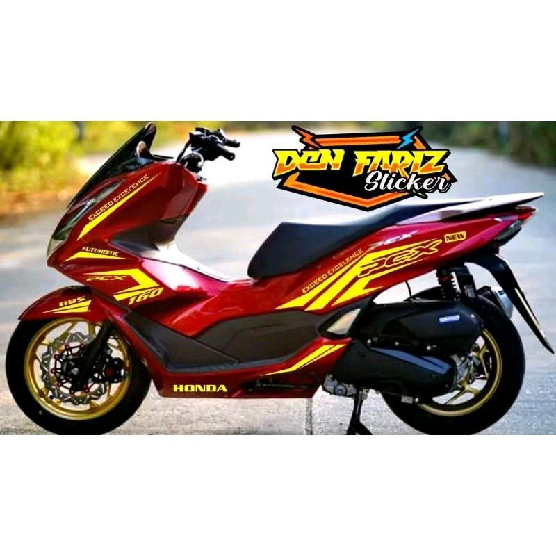 Jual COD Stiker body untuk pcx stiker body pcx 160 stiker pcx full body ...