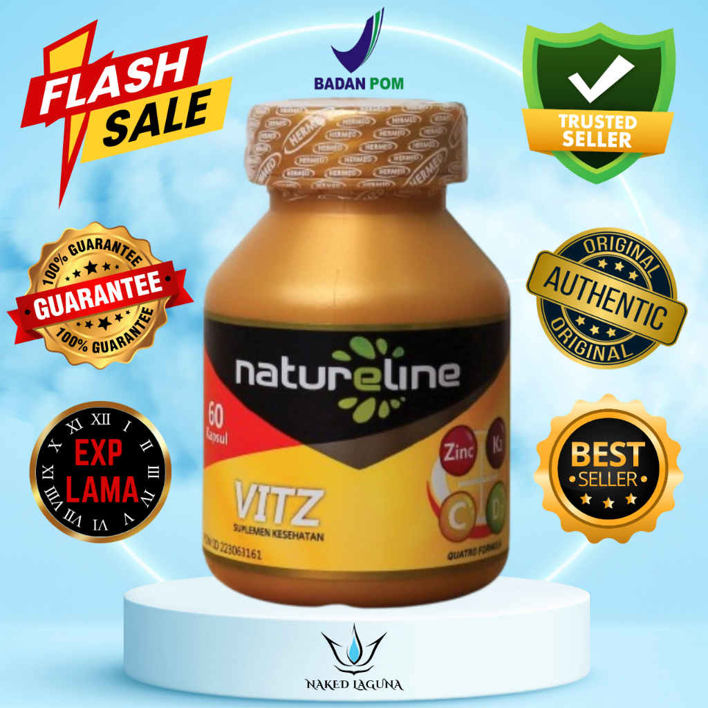 Jual Natureline VitZ isi 60 multivitamin lengkap mengandung zinc baik ...