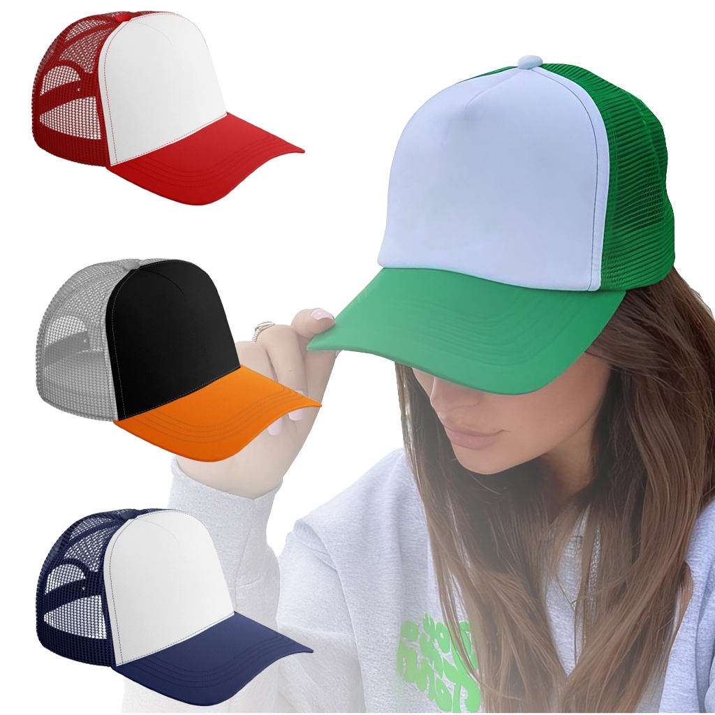Jual TOPI JARING POLOS PRIA DAN WANITA DEWASA | TOPI JARING POLOS ...