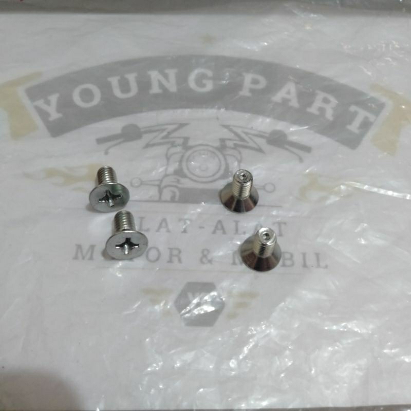Jual Baut Bolt Stang Stir Baut Koci Kontak gl100 cb100 Supra Honda ...