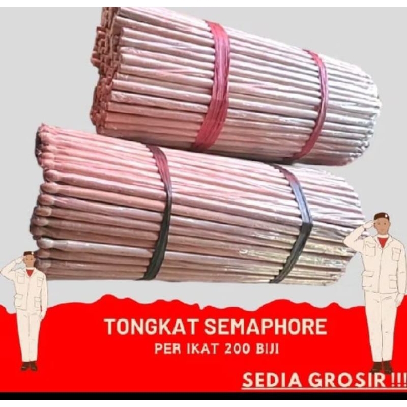 Jual [ isi 200 biji atau 100 pasang ] tongkat semaphore / stik semapore ...
