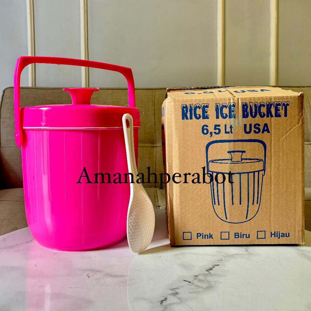 Jual Rice Bucket Termos Es 6,5 , 8,5 & 10,5 Liter Air USA Termos Nasi ...