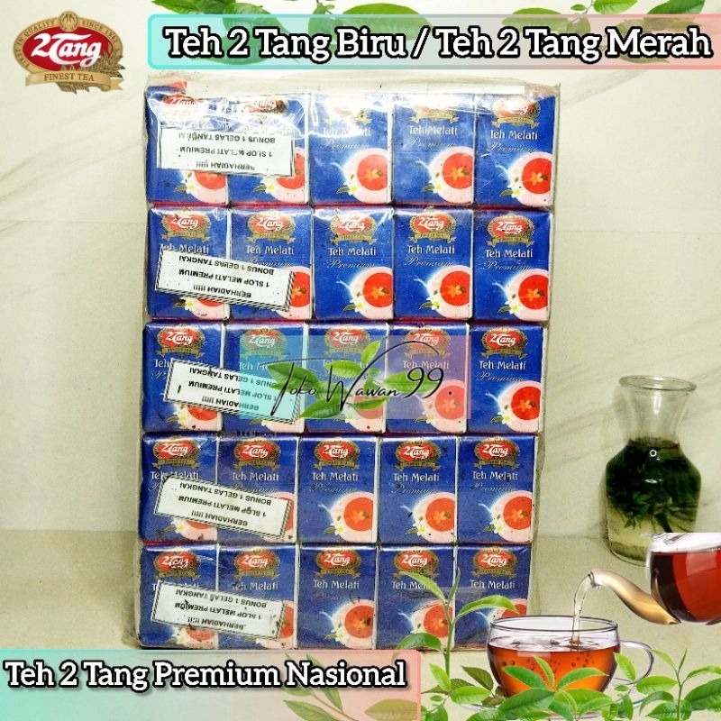Jual Teh 2 Tang Biru. Teh 2 Tang Merah. Teh 2 Tang Premium Nasional ...