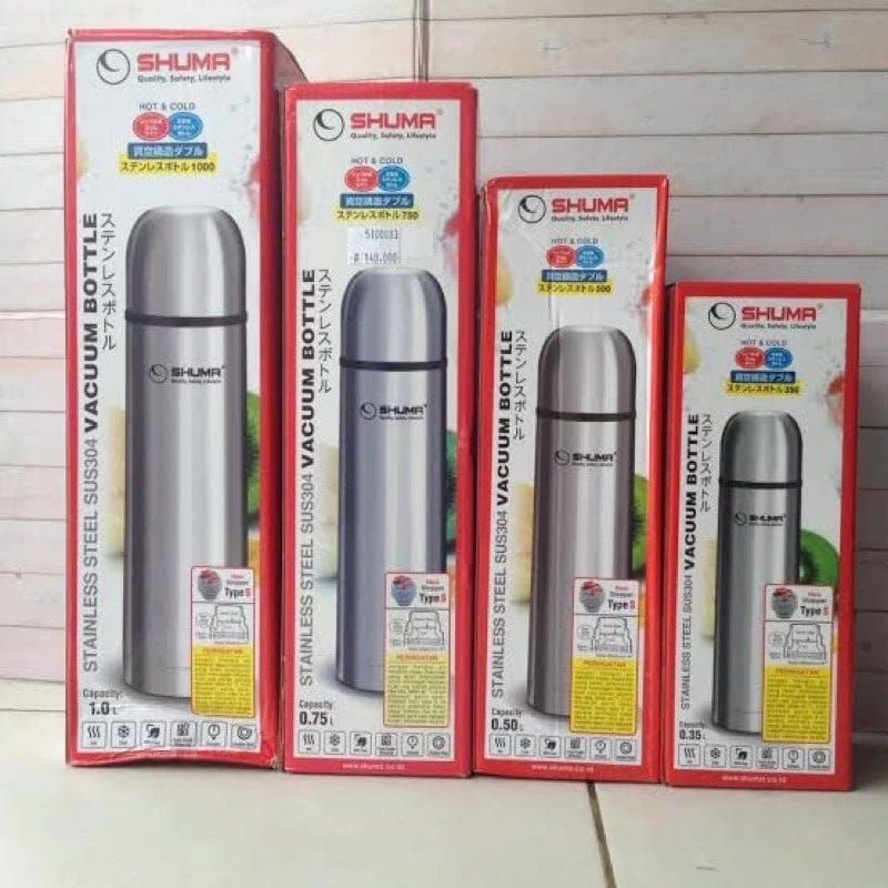 Jual SHUMA THERMOS STAINLESS 350 ML, 500 ML, 750 ML & 1000 ML | Shopee Indonesia