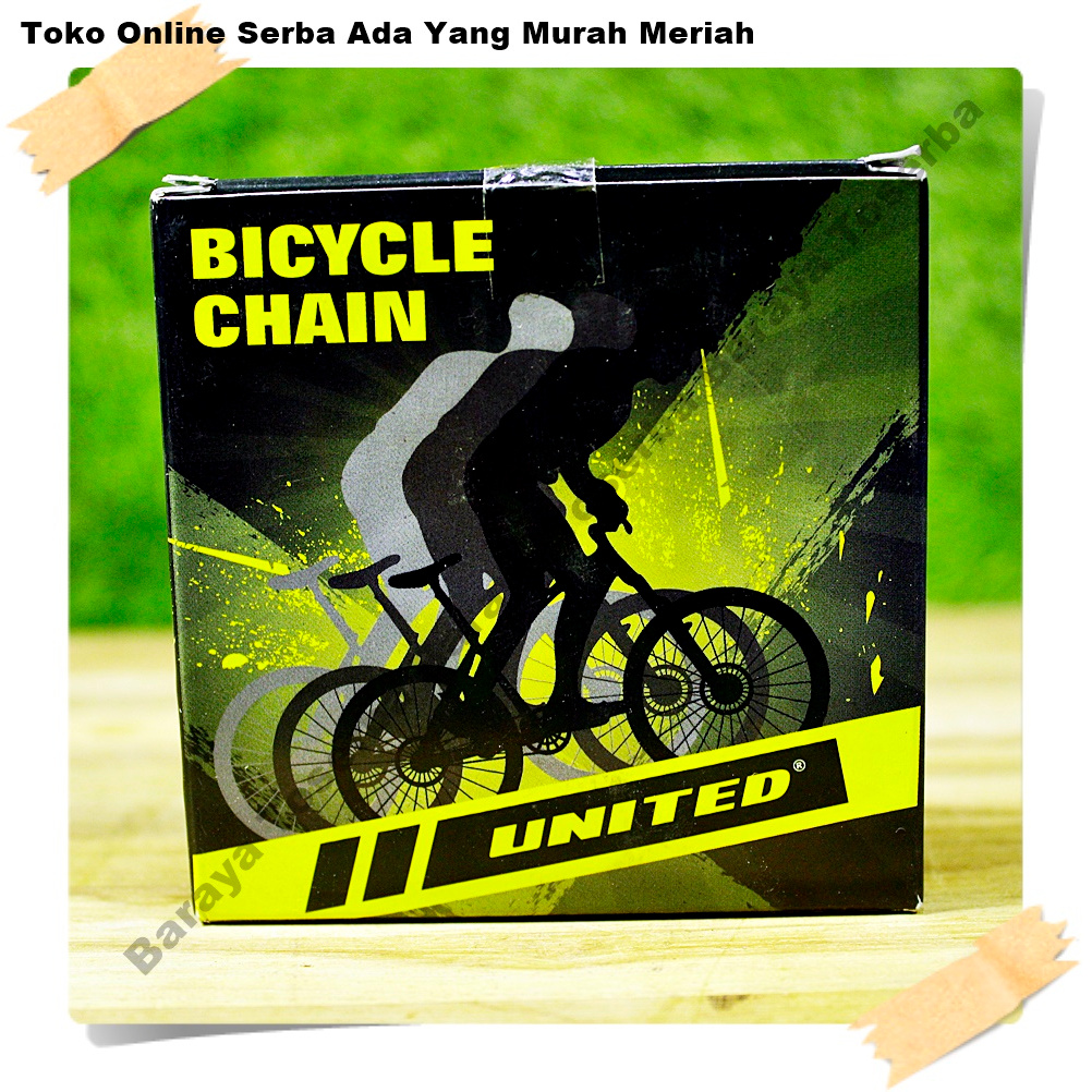 Jual RANTAI BMX SINGLE SPEED UNITED BLACK/CP (114L) | Shopee Indonesia