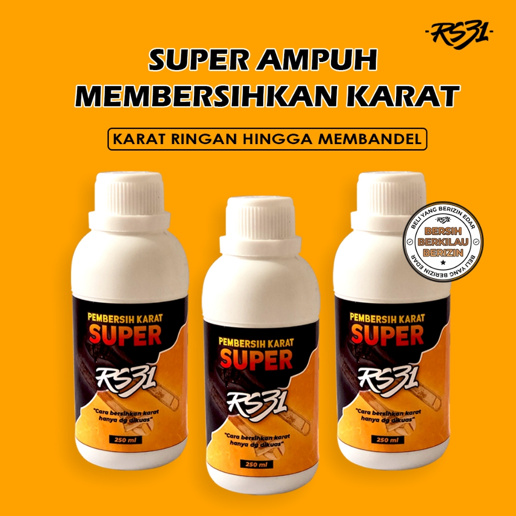 Jual RS31 Pembersih Karat Super - Penghilang Kerak Perontok Karat Mulai ...