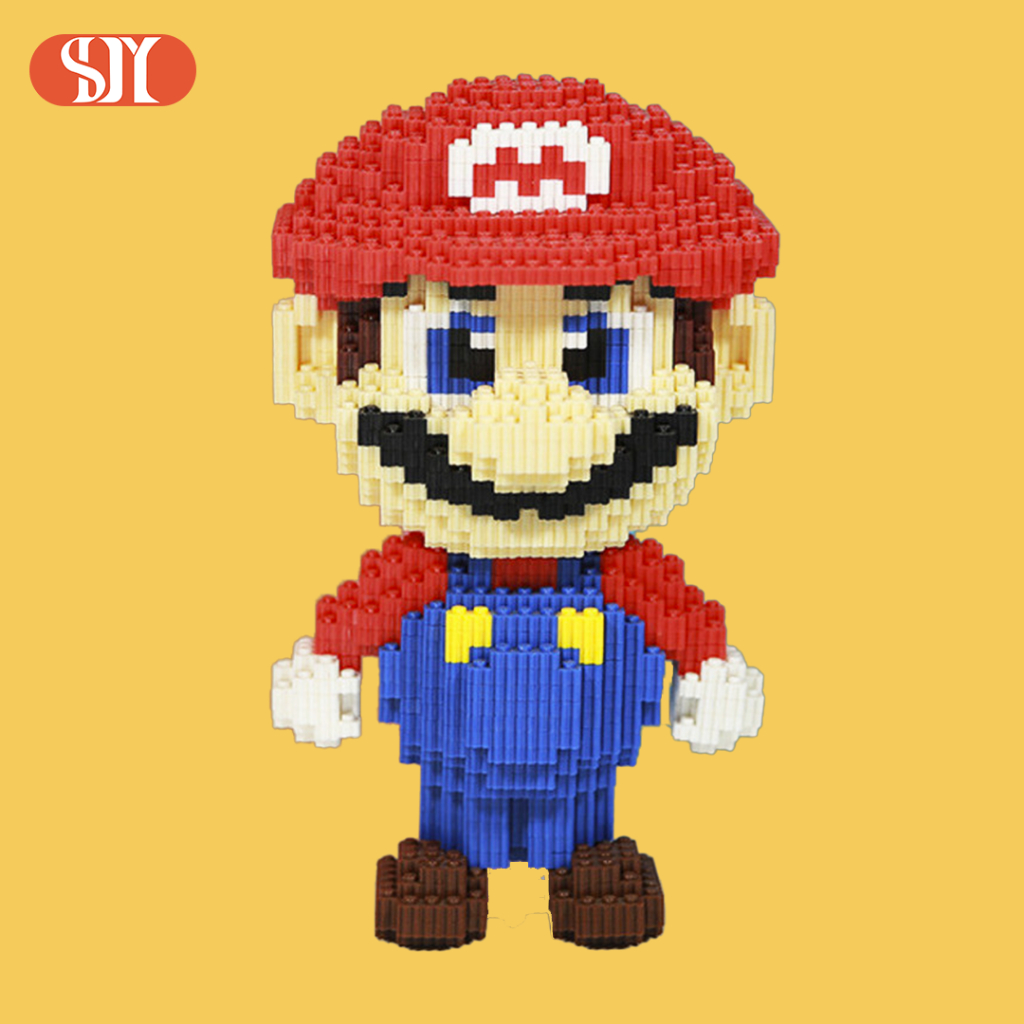 Jual Nano Blocks Bricks Karakter Animasi Super Mario Medium 3D Model ...