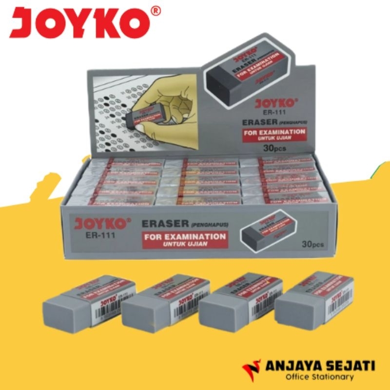 Jual Penghapus | Eraser Joyko ER-111 | Perpack (30pcs) | Shopee Indonesia