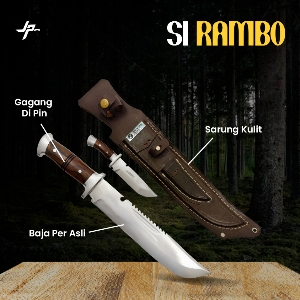 Jual Pisau Rambo Anak Set | Pisau Survival Camping | Juragan Pisau ...