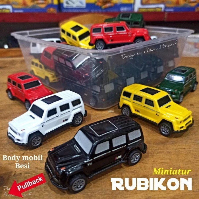 Jual MOBIL IRON CAR MINIATUR RUBIKON (BESI - PULLBACK) MAINAN MOBIL ...