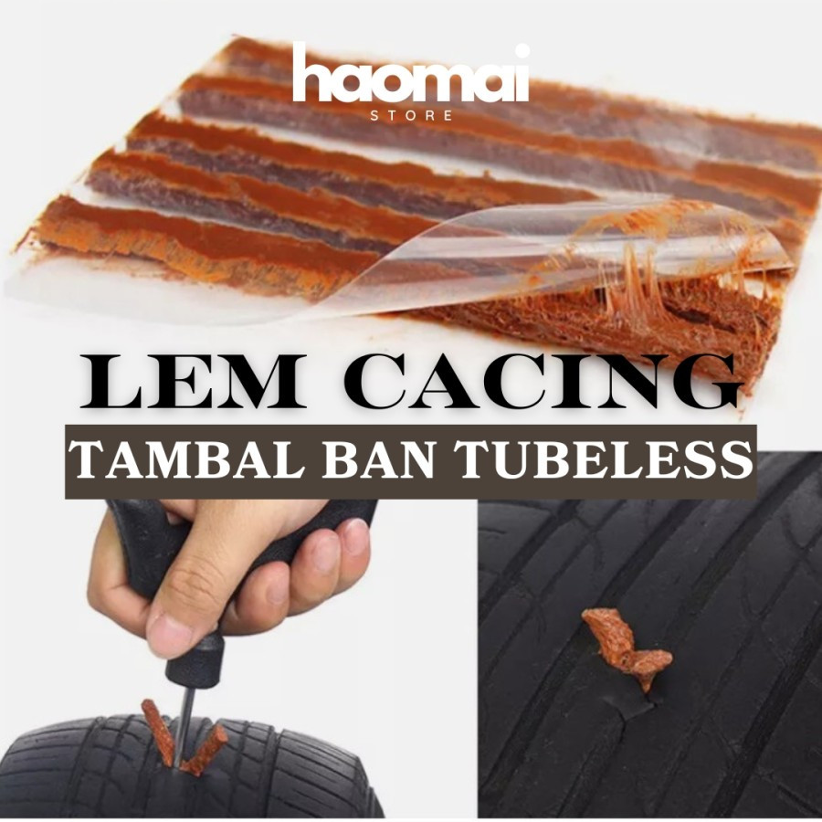 Jual Refill Isi Ulang Karet Tambal Ban Tubles Lem Cacing Ban Tubeless ...