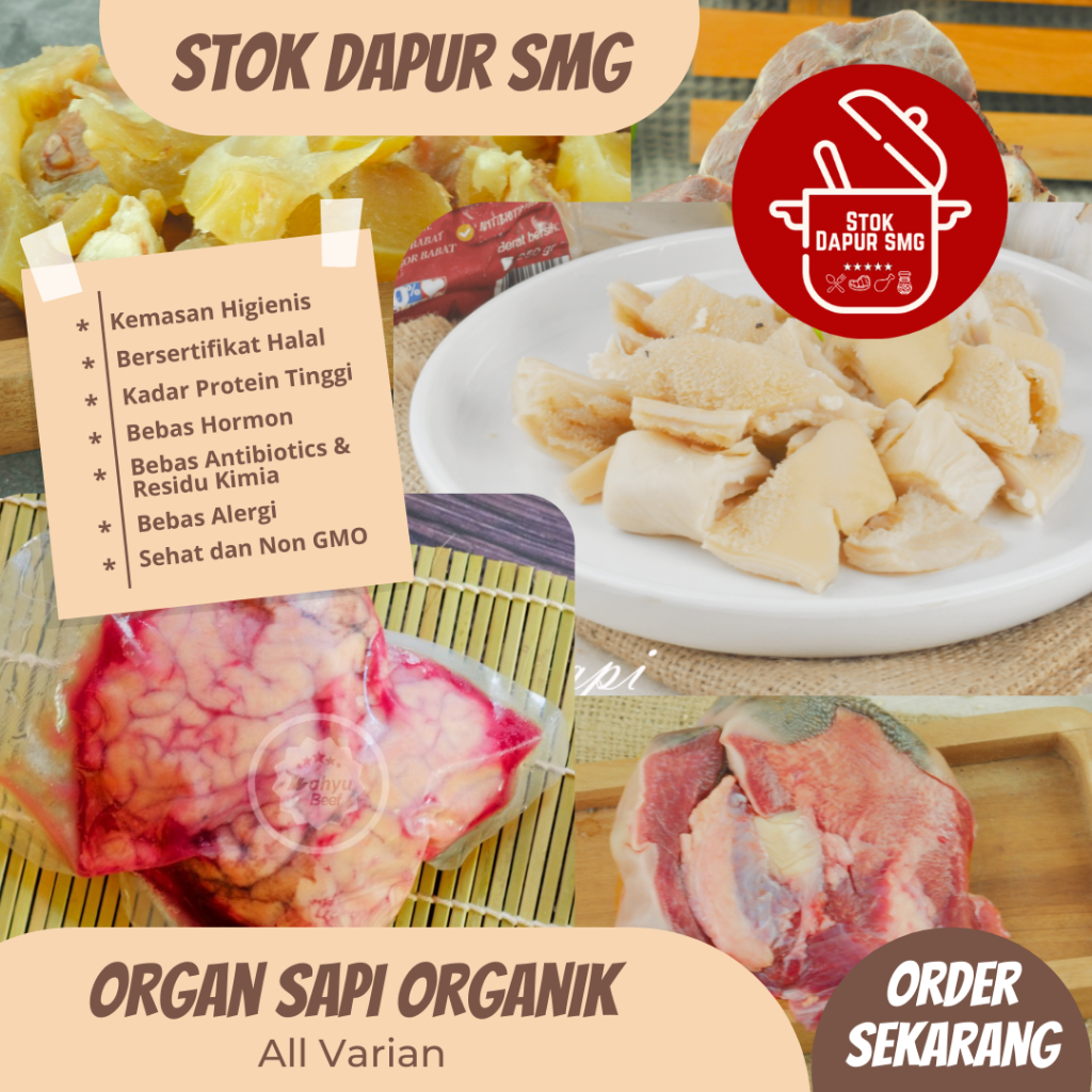 Jual Wahyu Beef Jeroan Jerohan Sapi Organik Segar Beku / Fresh Frozen ...