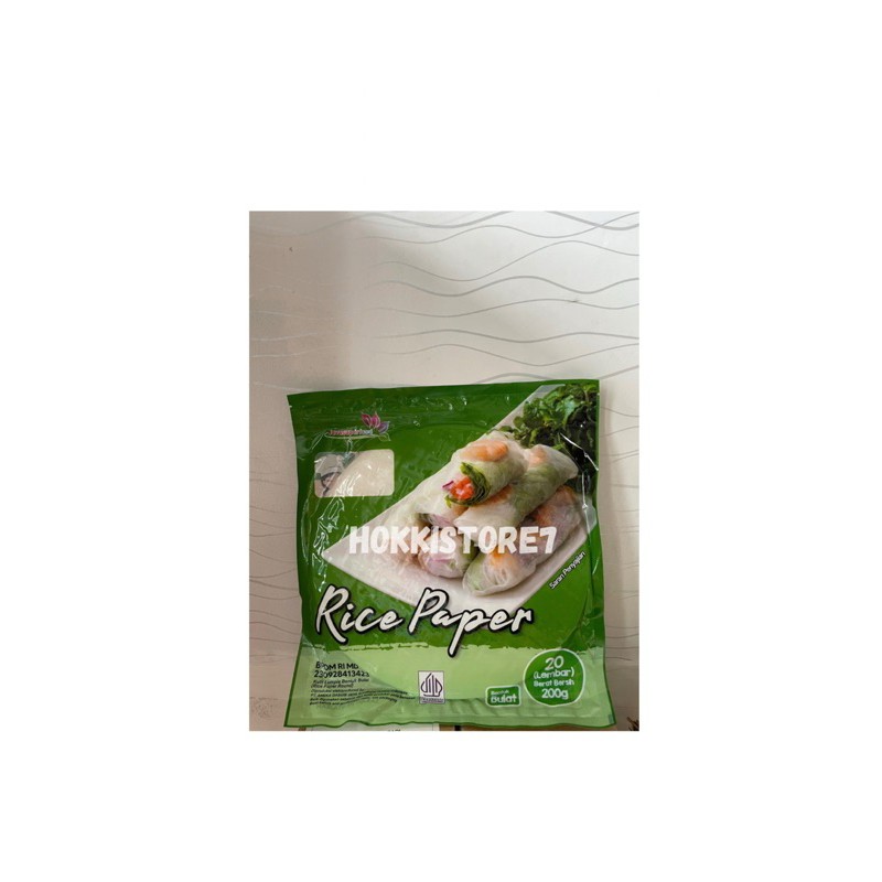 Jual RICE PAPER BULAT / RICE PAPER KOTAK / RICE PAPER SALAD / HALAL ...