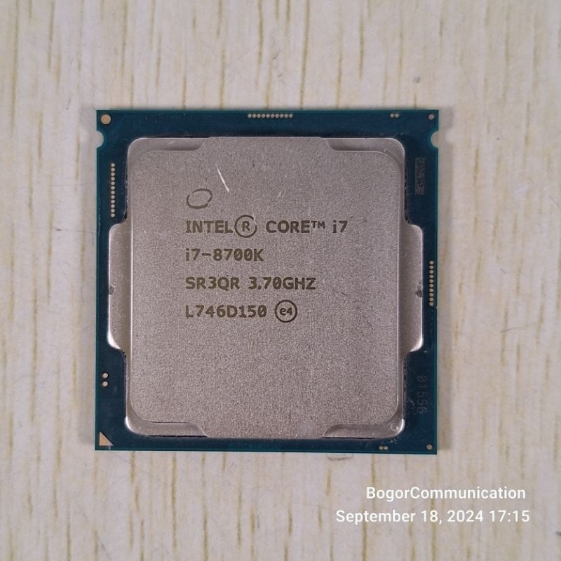 Jual Processor Intel i7 8700K Coffee Lake Socket 1151 i7 8700 K ...