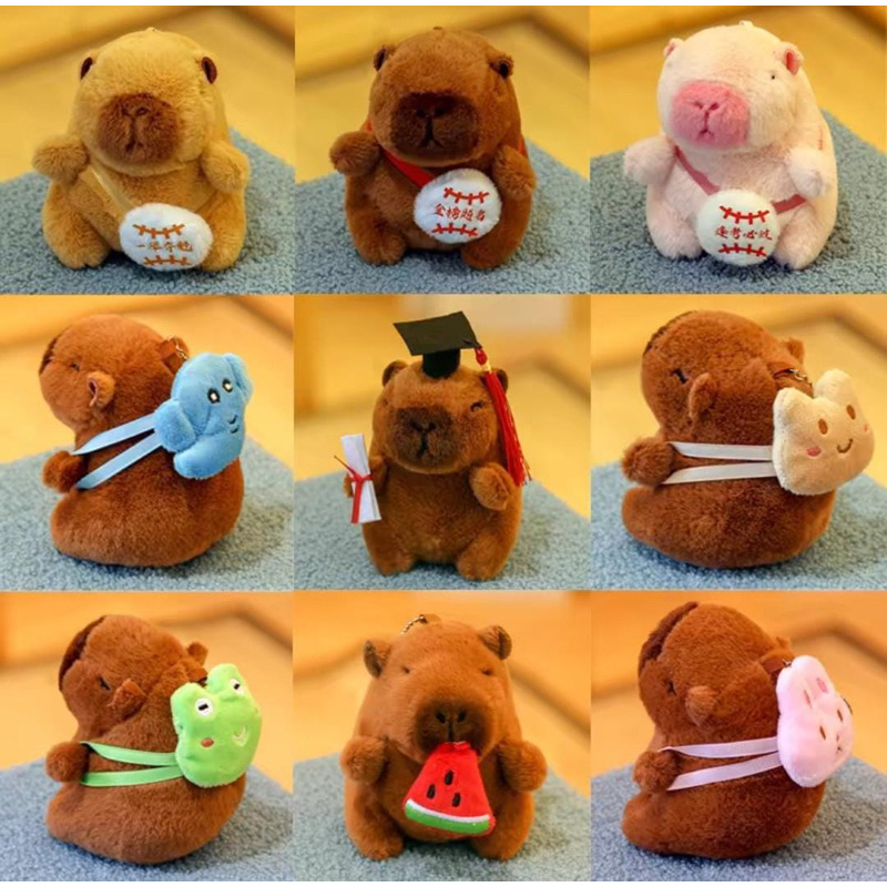 Jual Gantungan Tas Keychain Capy Bara Gemoy | Shopee Indonesia