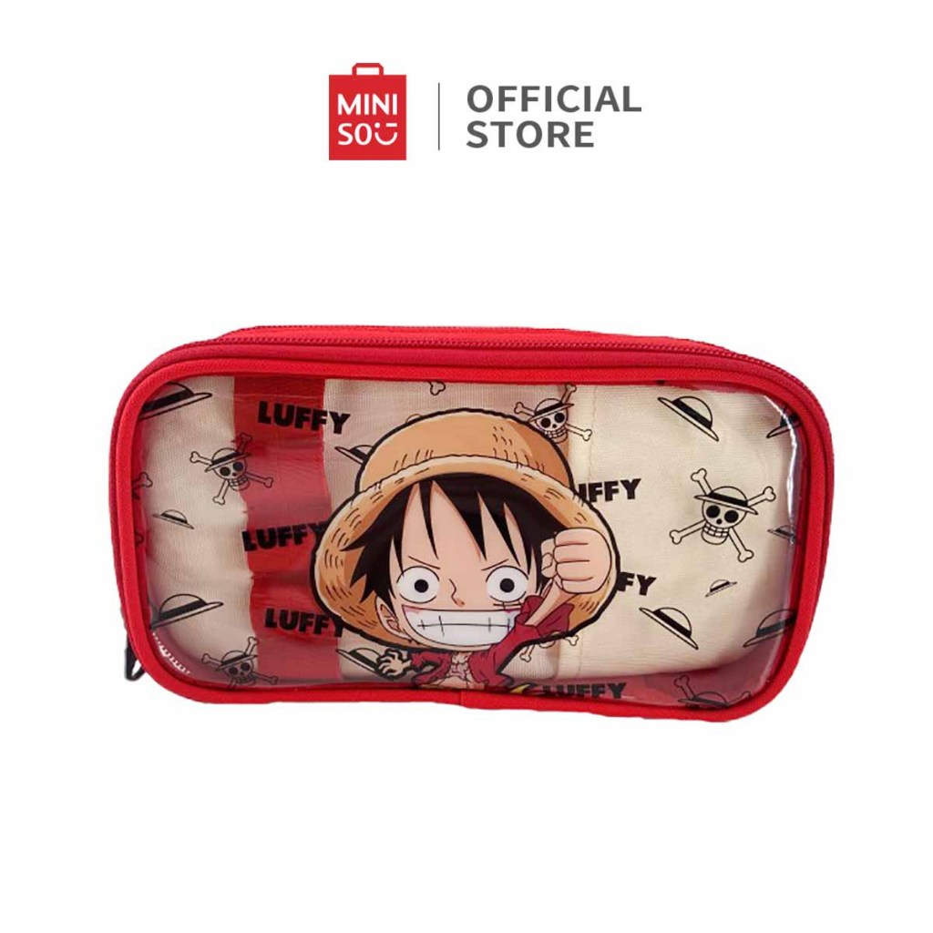 Jual Miniso x One Piece Classic Collection Double-Layer Stationery Case ...