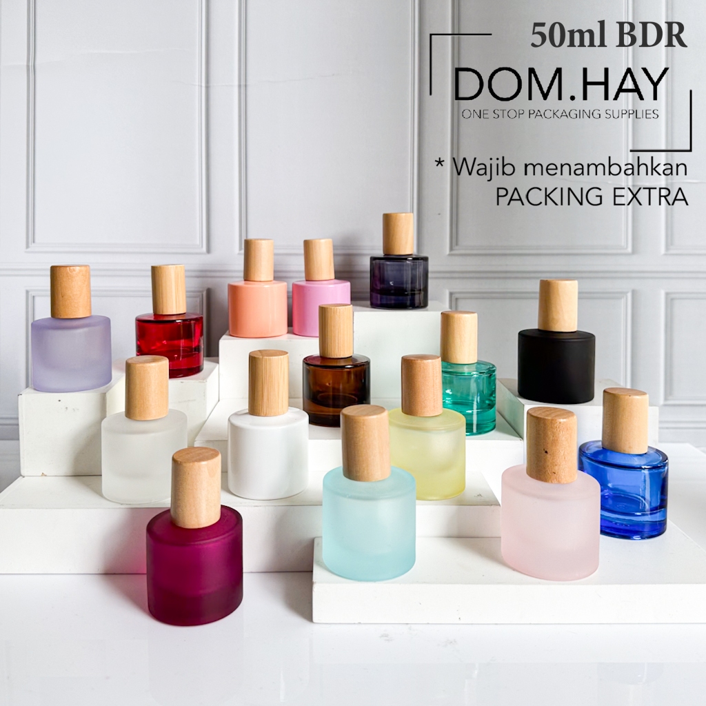 Jual 50ml BDR Wood Muda Botol Parfum Drat Kaca Parfume Minyak Wangi Fragrance Bisa Isi Ulang ...