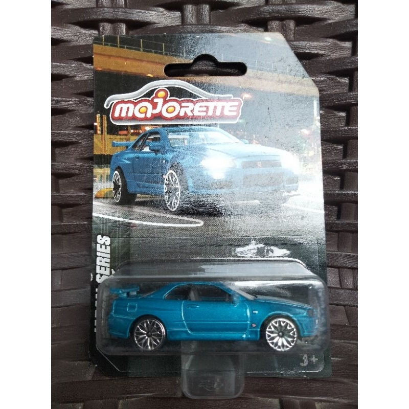 Jual Majorette Japan series Nissan skyline r34 biru muda | Shopee Indonesia
