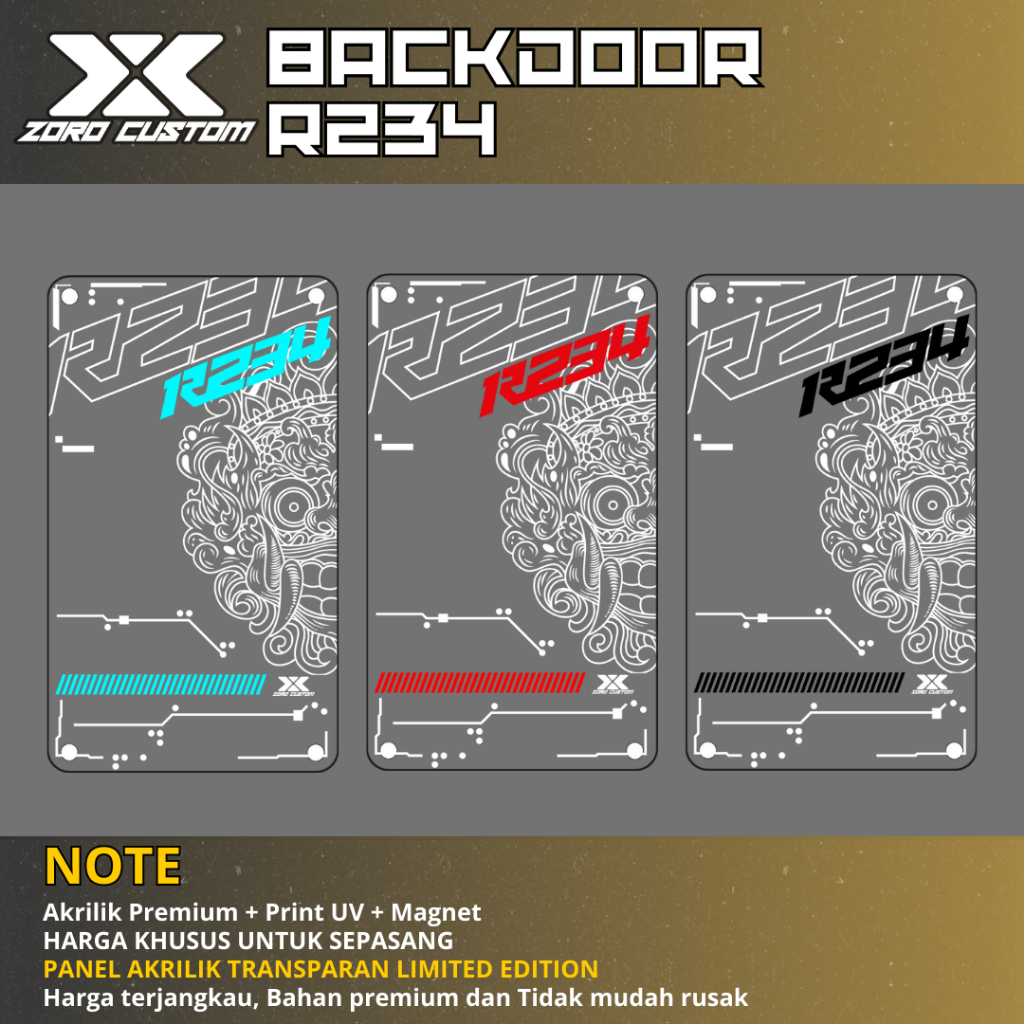 Jual ZORO - Akrilik Magnet R234 Barong | Shopee Indonesia