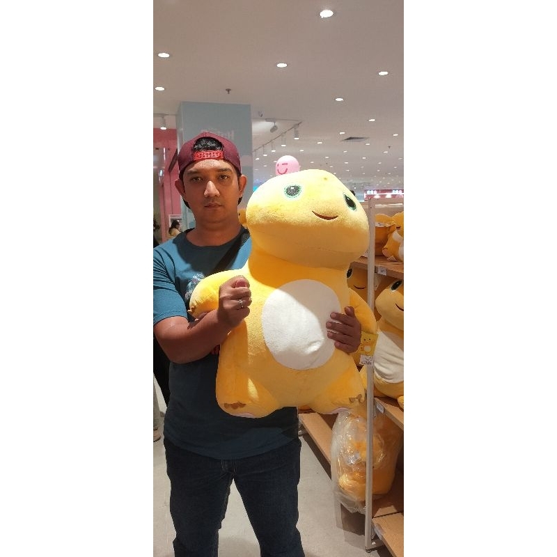Jual MINISO NAILONG DINO KUNING BONEKA JUMBO 60CM | Shopee Indonesia