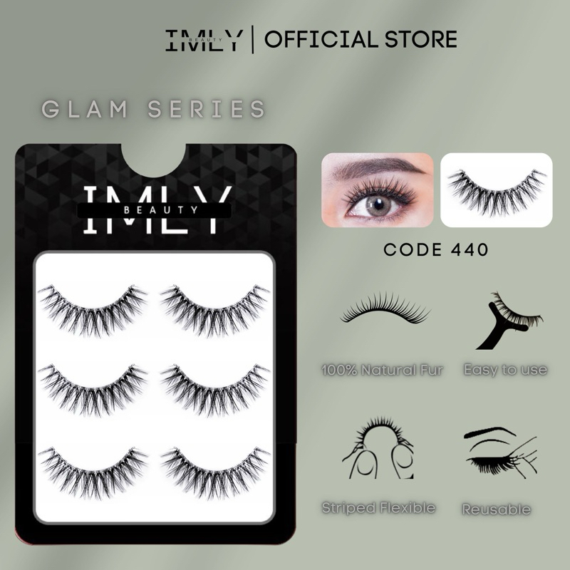 Jual Imly Beauty - 440 - Isi 3 Pasang - Eyelashes - Eyelash - Bulu Mata ...