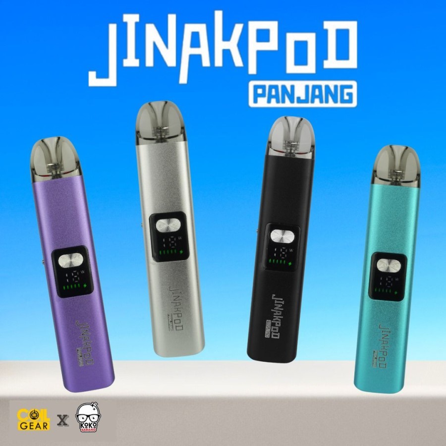 Jual Jinak Pod Panjang 24W 800mAh Pod Kit by Koko Sarang x Coil Gear ...