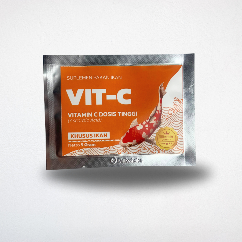 Jual Vitamin C suplemen pakan ikan hias vit C campuran pakan pelet ...