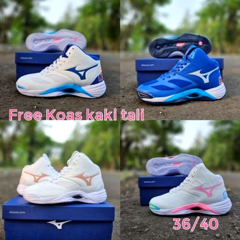 Jual sepatu volly Mizuno wave momentum 2 kekinian sepatu voli wanita ...