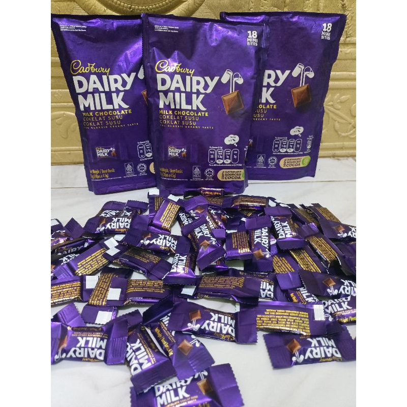 Jual Cadbury dairy mini bites (4,5gr X 20pc) | Shopee Indonesia