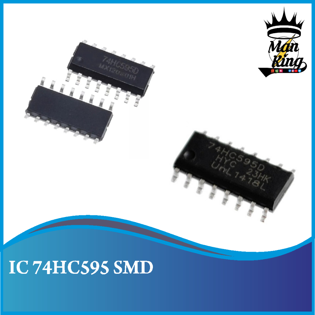 Jual IC 74HC595 SMD 74HC595D SMT | Shopee Indonesia