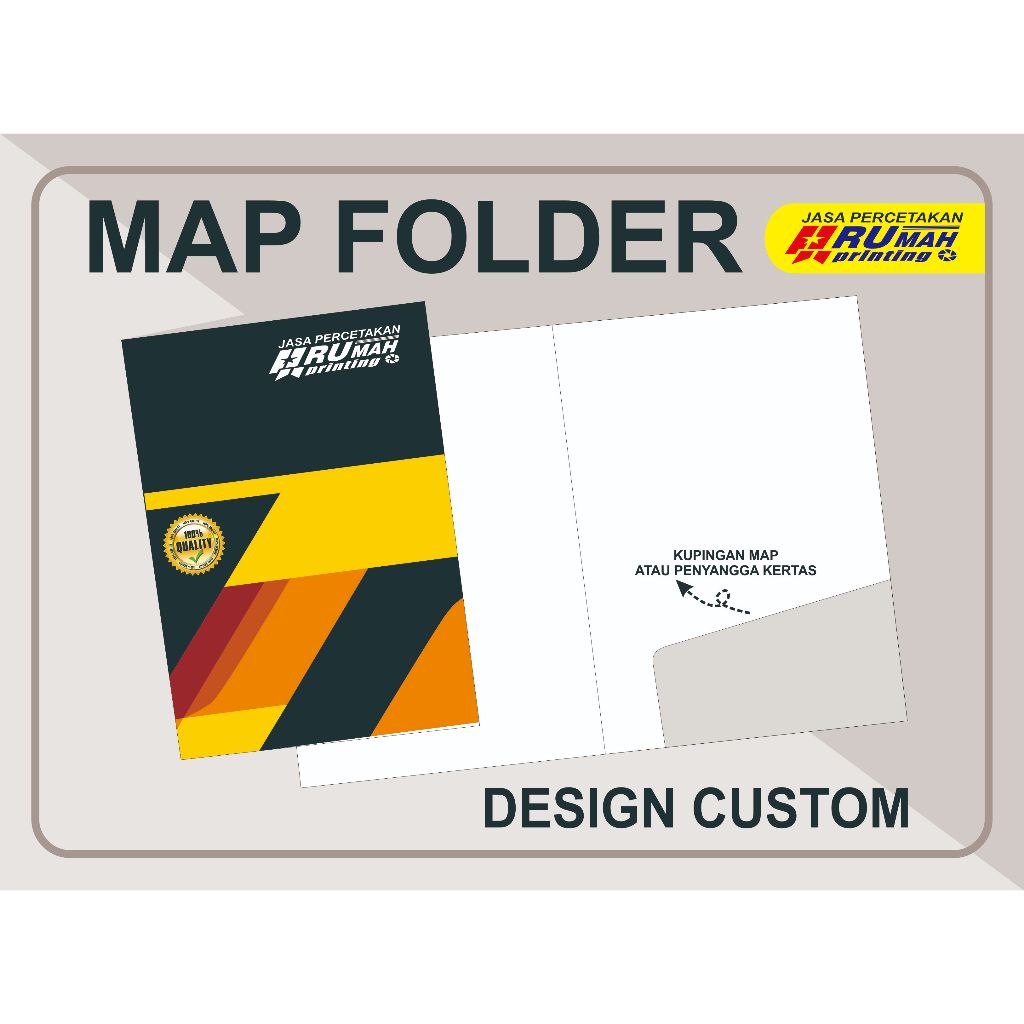 Jual CETAK PRINT STOPMAP / MAP KERTAS FOLDER ORGANIZER FOLIO F4 ...