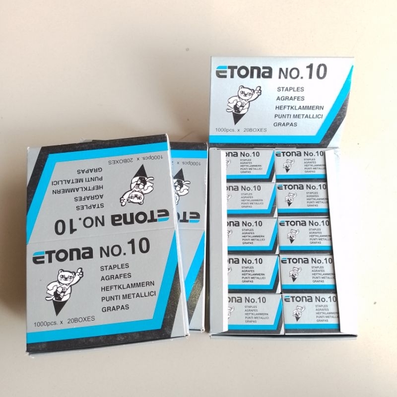 Jual Isi Staples Etona No.10 ( Pak ) [ Original ] | Shopee Indonesia