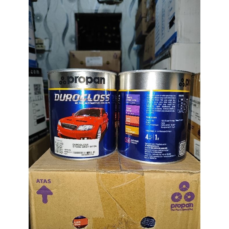 Jual propan durogloss-9413 A-stone grey-1klg-cat duco | Shopee Indonesia