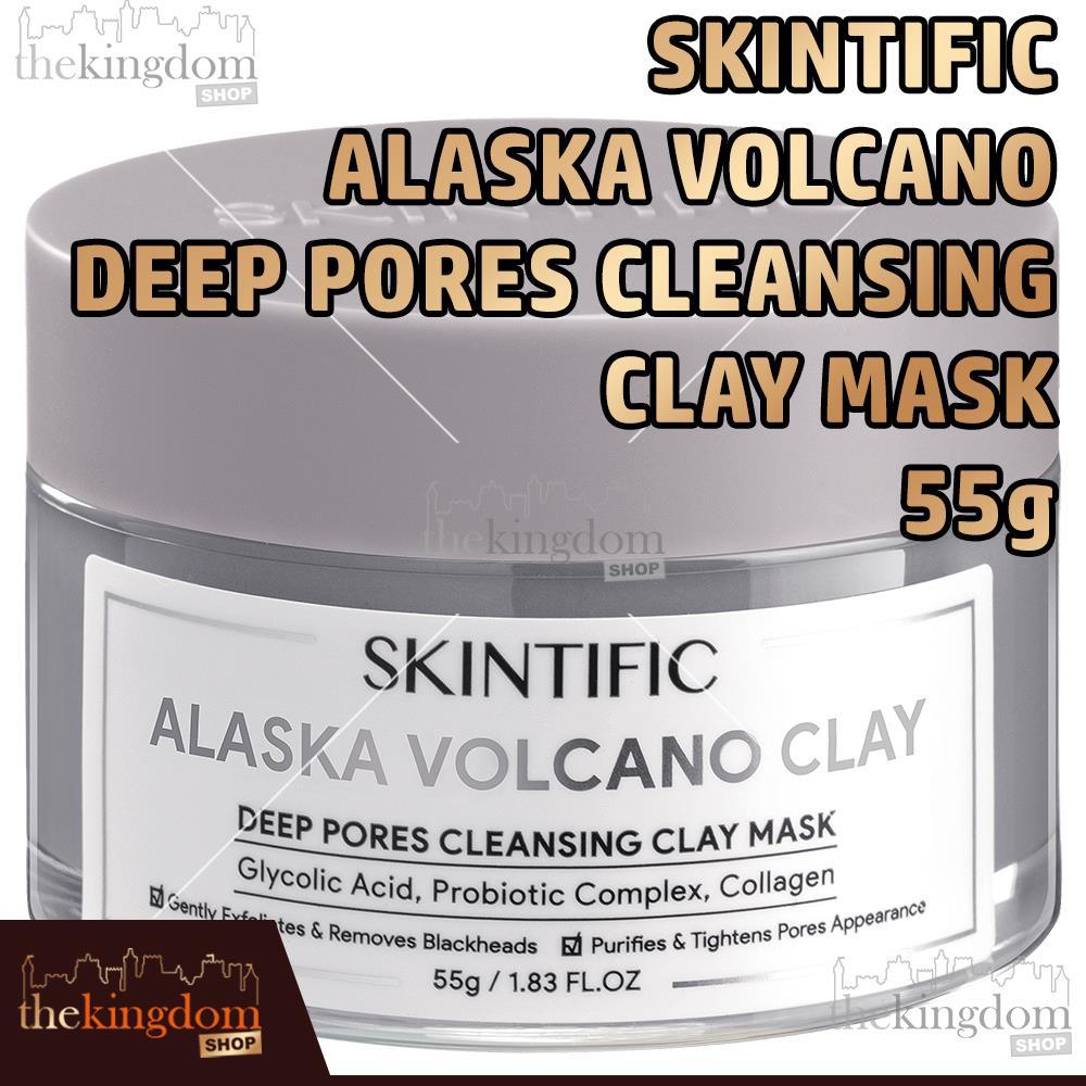 Jual Skintific Alaska Volcano Deep Pores Cleansing Clay Mud Mask 55g ...