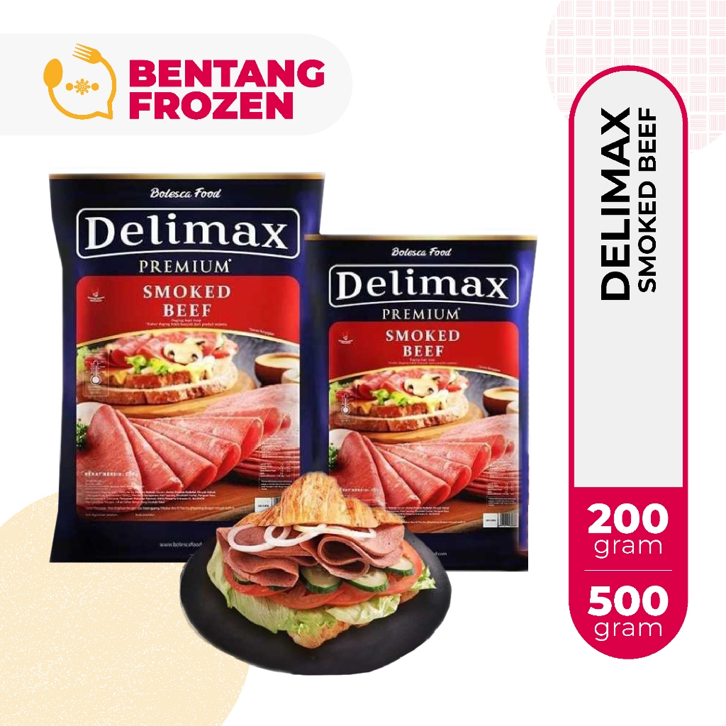 Jual Delimax Smoked Beef Premium / Smoke Beef Original | Shopee Indonesia