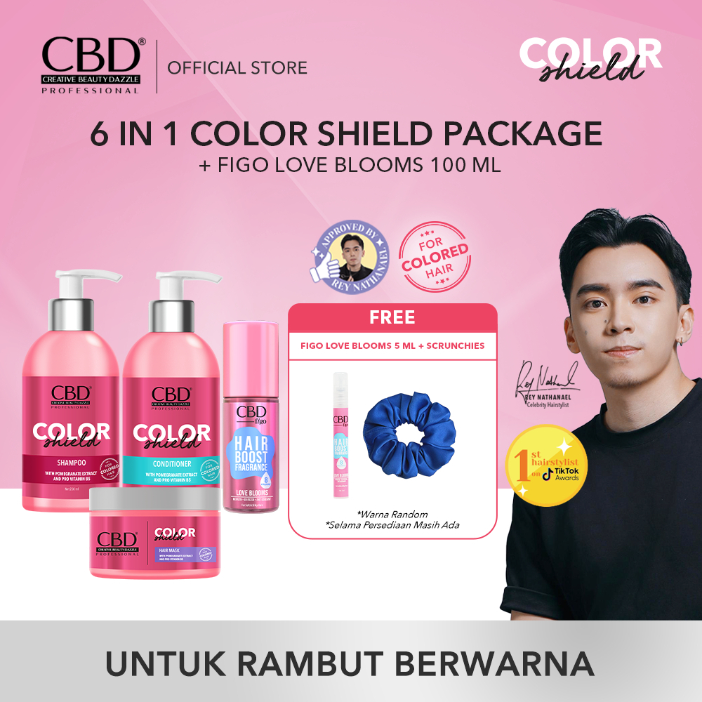 Jual [6in1] CBD Keratin Pro / Color Shield / Collagen Repair + Figo ...