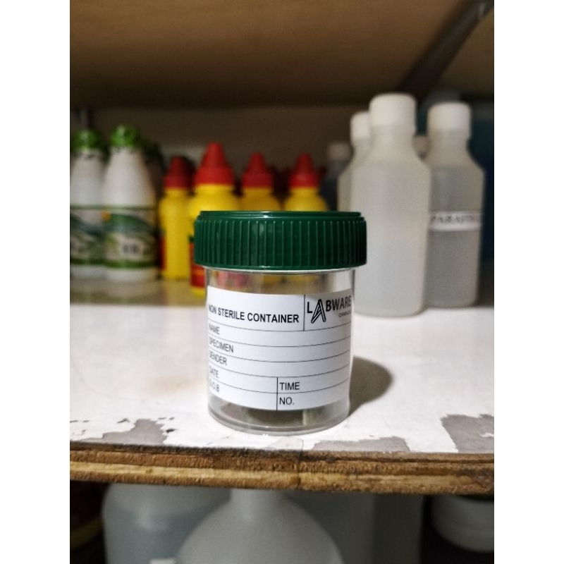 Jual Labware urine container 60ml-tutup hijau/pcs | Shopee Indonesia