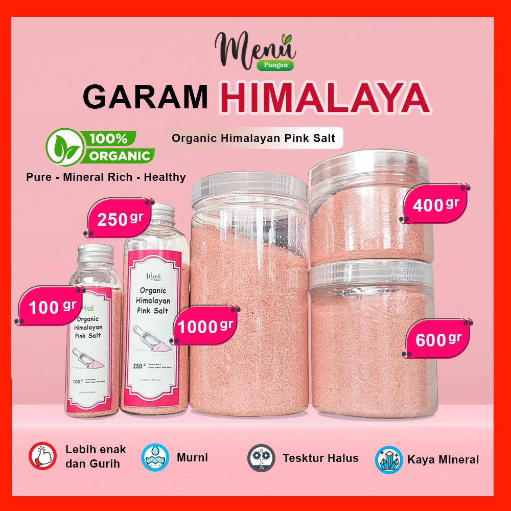 Jual GARAM HIMALAYA Original Organik Premium - Garem Himalayan Pink ...
