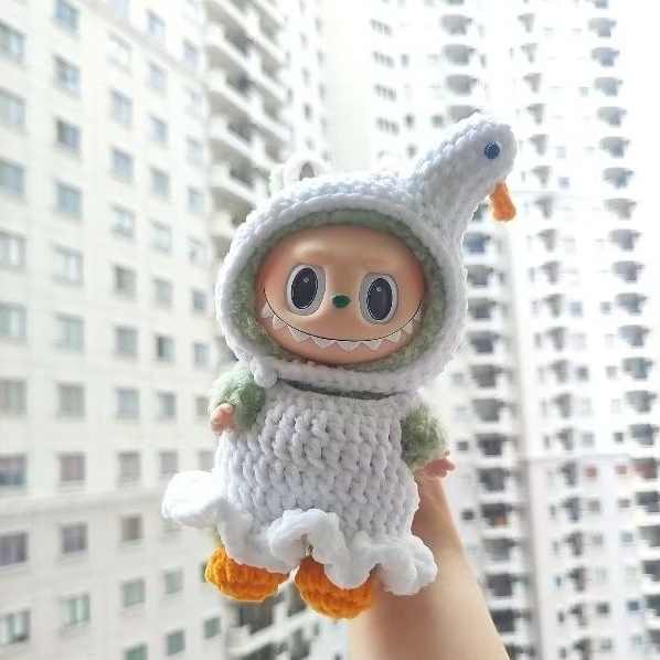 Jual Labubu Outfit Crochet Pigeon / Labubu Clothes / Labubu Costume ...