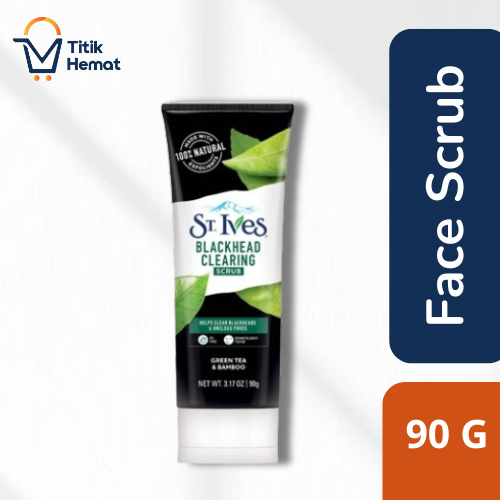 Jual St. Ives Face Scrub - Black Clearing Tea 90gr | Shopee Indonesia