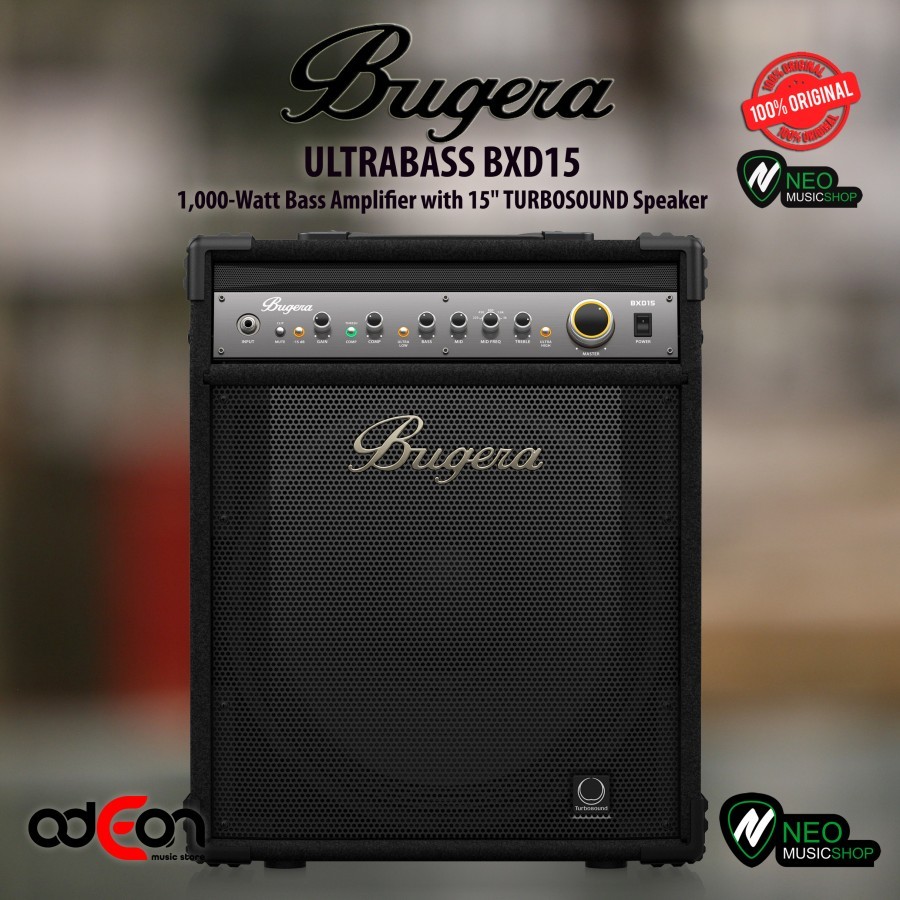 Jual BUGERA BXD15 1,000-Watt Bass Amplifier with 15" TURBOSOUND Speaker ...