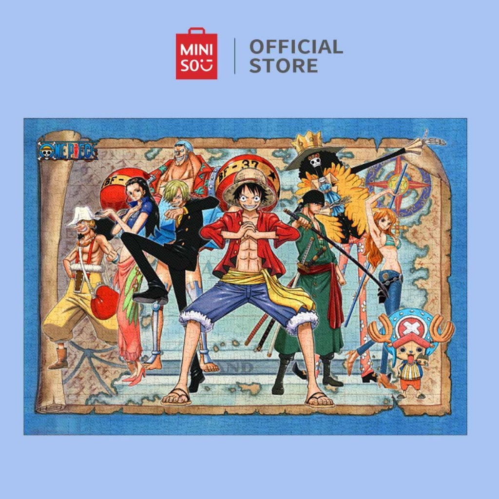Jual MINISO TOY - Miniso X One Piece Classic Collection Puzzle 1000 Pcs ...