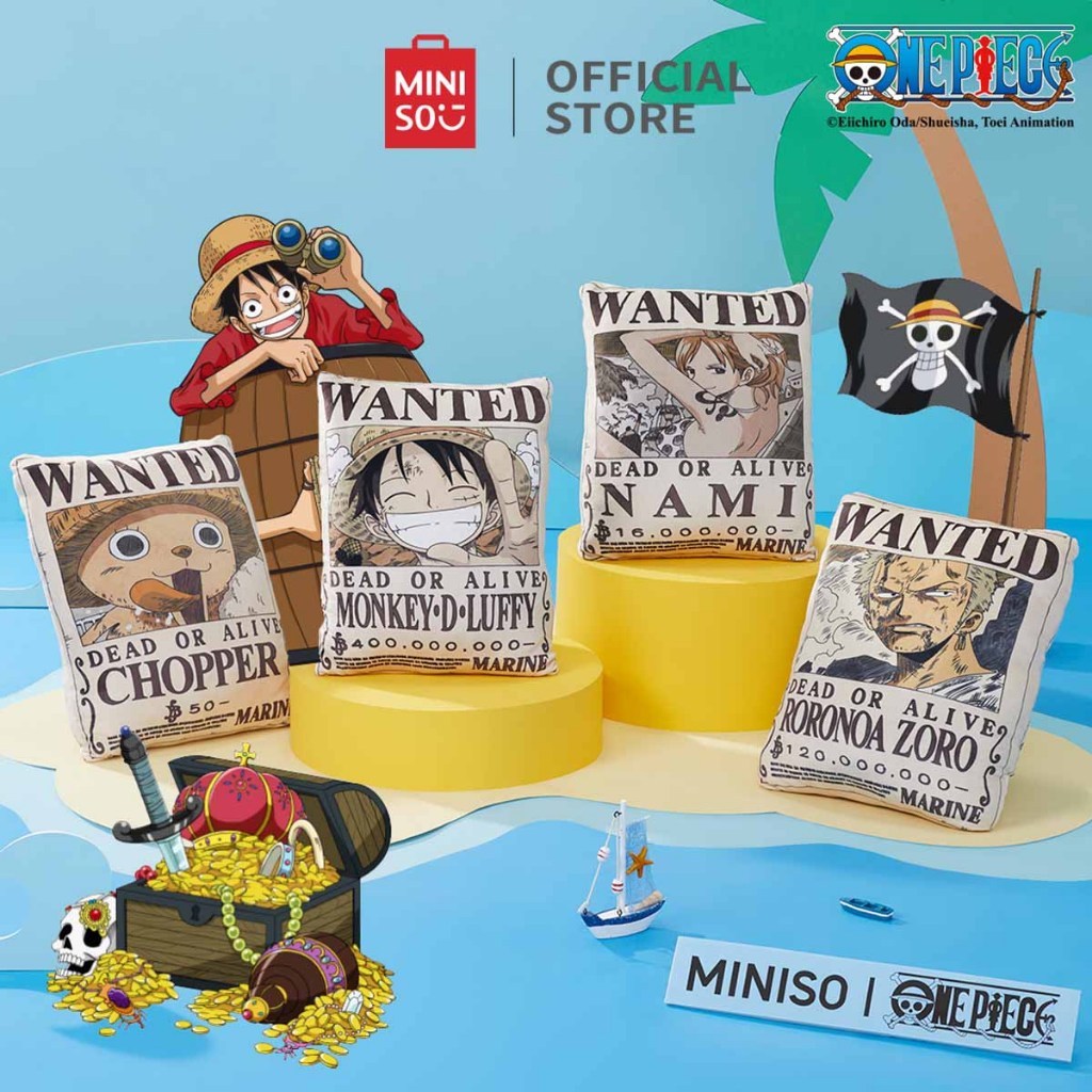 Jual MINISO TOY - Miniso X One Piece Classic Series Bantal Lucu ...