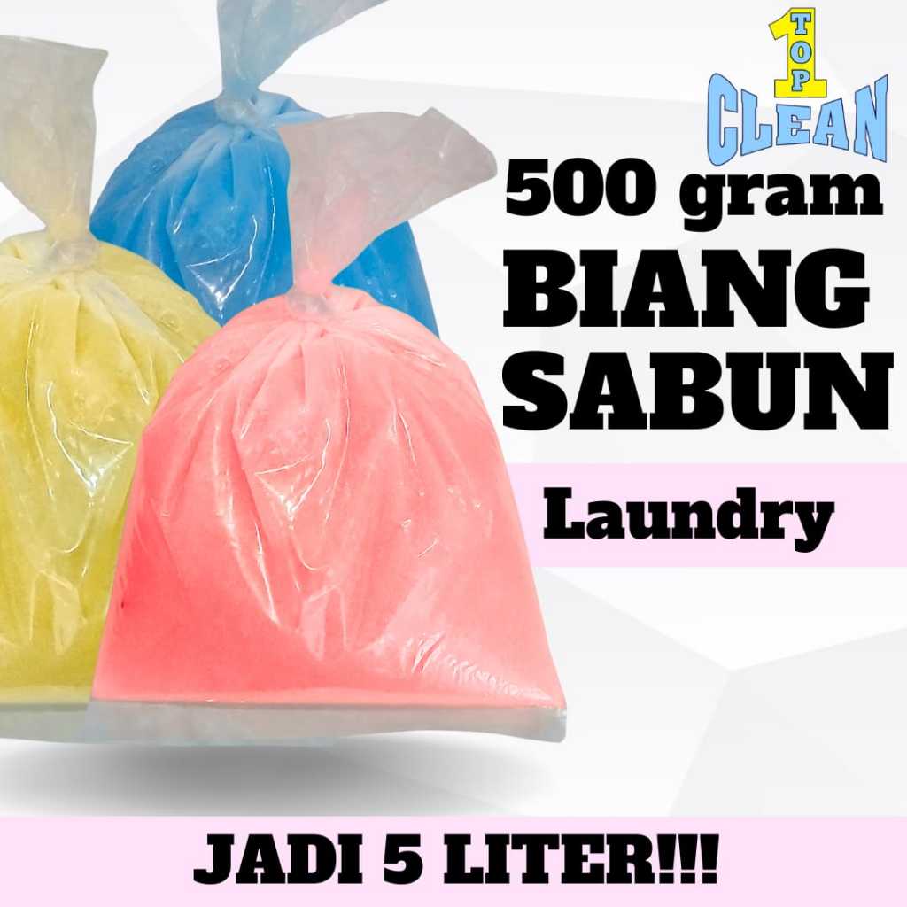 Jual TOPCLEAN BIANG SABUN LAUNDRY 500 GRAM wangi, bersih, dan hasil ...
