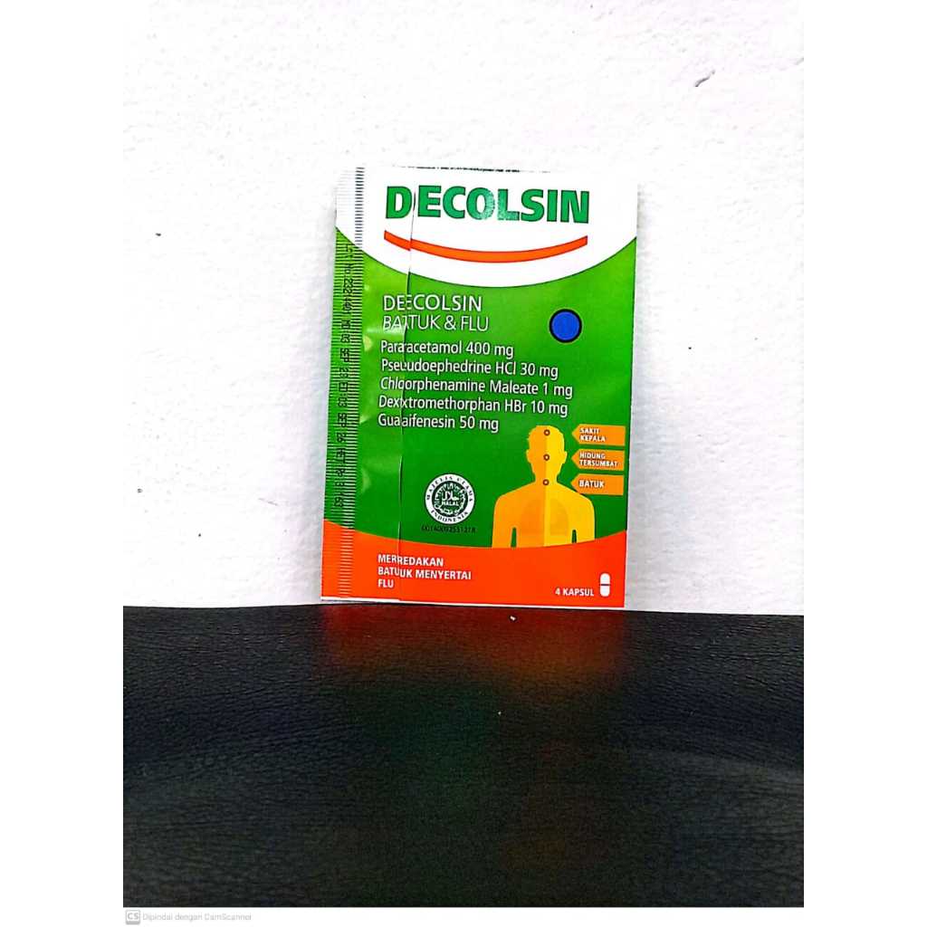 Jual Decolsin tablet / obat batuk pilek / meriang / demam / hidung ...