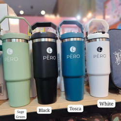 Jual Pero Flip Straw Tumbler Permos 30oz 900ML with Handle / Botol ...