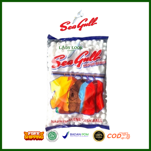 Jual LADY LOOK | Sea Gull Kapur Barus / Kamper 1KG | Shopee Indonesia