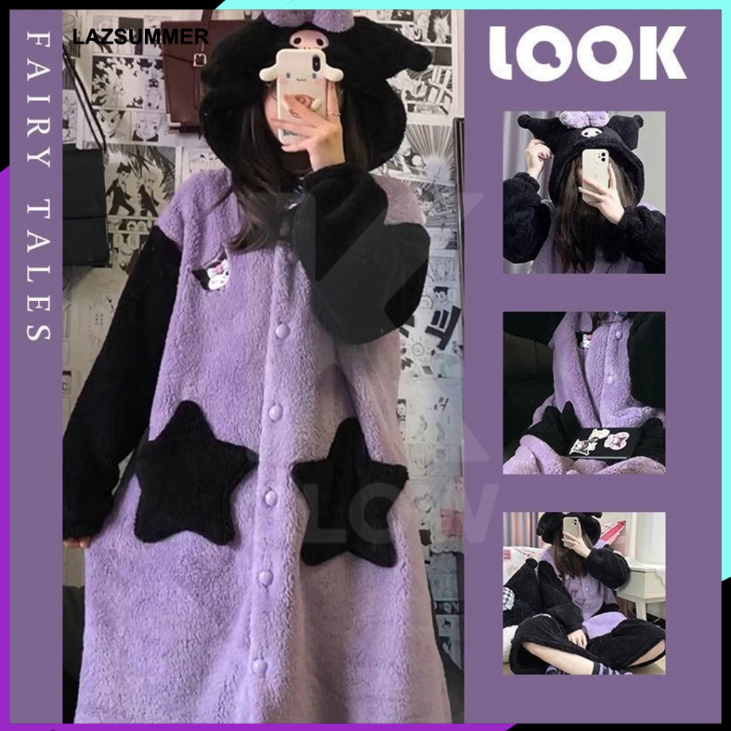 Jual BAJU TIDUR KOSTUM KUROMI ONESIE DASTER PIYAMA KIGURUMI | Shopee ...